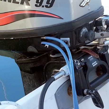 GUIDA CAVI CONTROLLO MOTORE – ENGINE CONTROL CABLES GUIDE – Riviera Genova